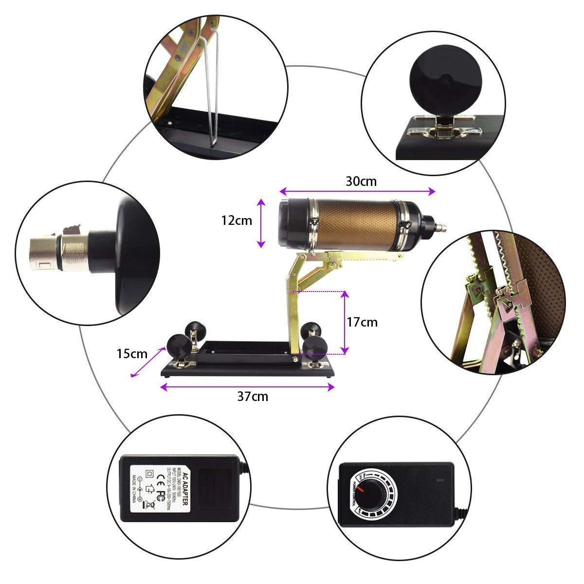 Automatic Multiple Speeds Sex Machine For Couples' Love Sex