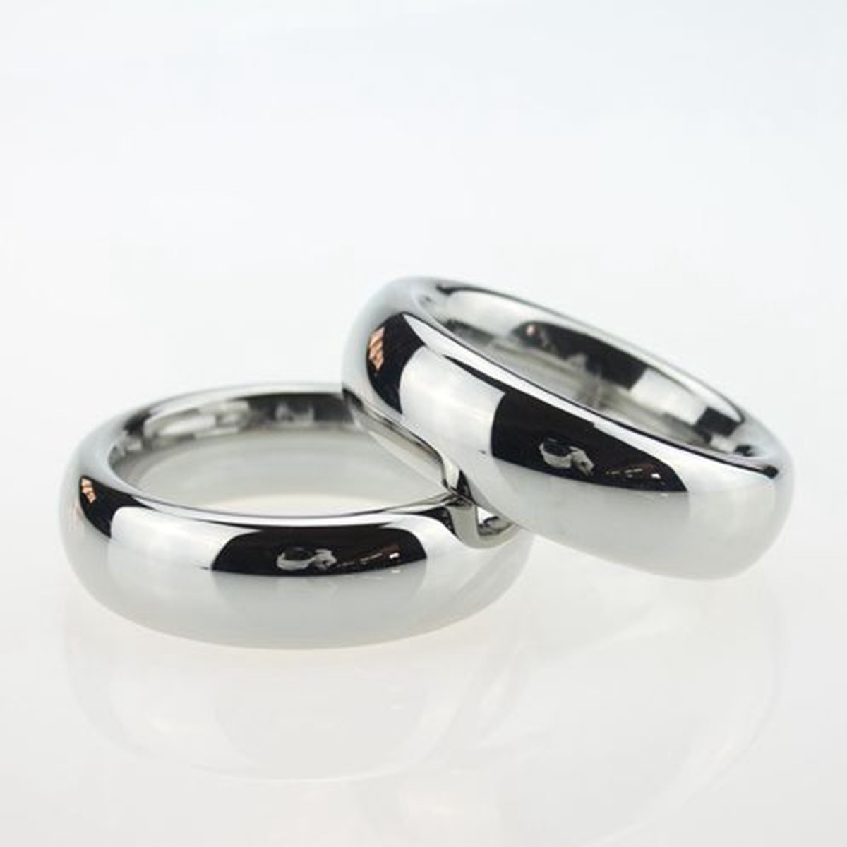 50mm Donut Metal Stainless Steel Cock Rings Male Delay Ejaculation ...