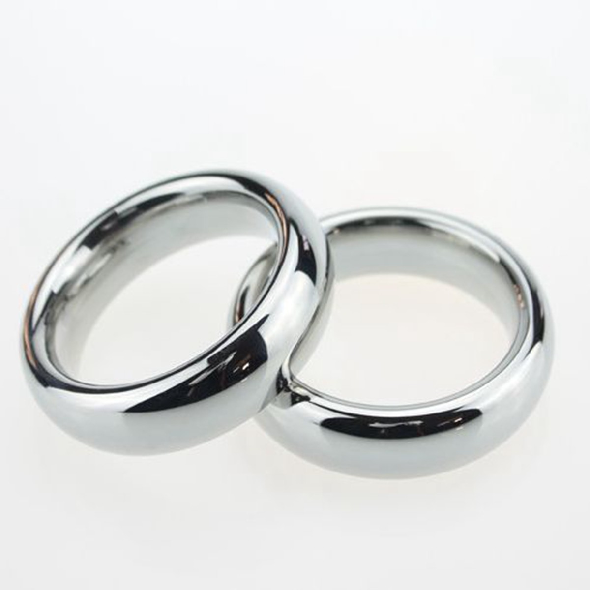 50mm Donut Metal Stainless Steel Cock Rings Male Delay Ejaculation ...